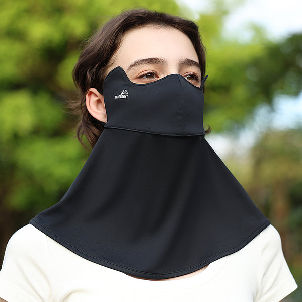 Sunscreen Neck Gaiter Face Cover UPF 50+ Mouth-Opened Breathable Mask ...